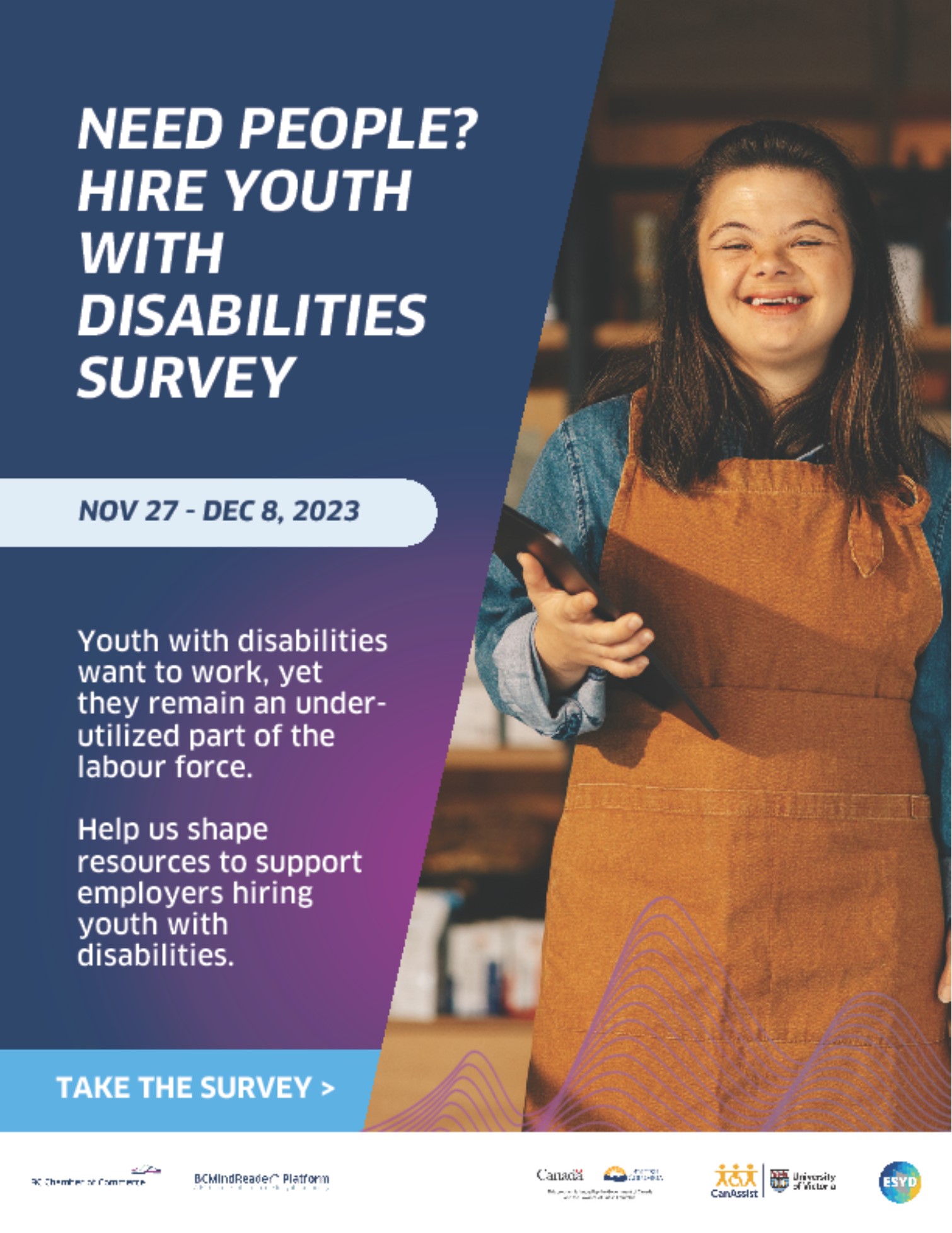 TAKE SURVEY re Hiring Youth with Disabilities - North Vancouver Chamber