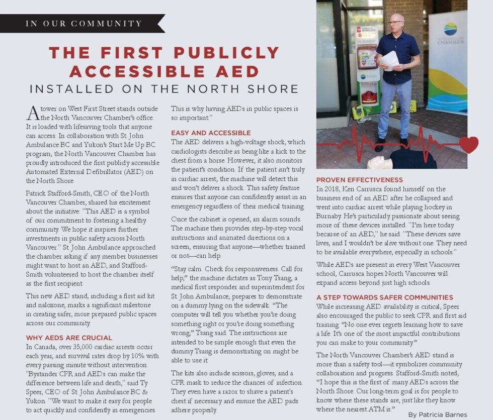 NV Chamber AED featured in Edgemont magazine during Heart Month - North ...
